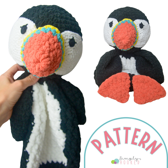 Puffin Bird Crochet Pattern For Beginners PDF | Simply Hooked – Simply ...