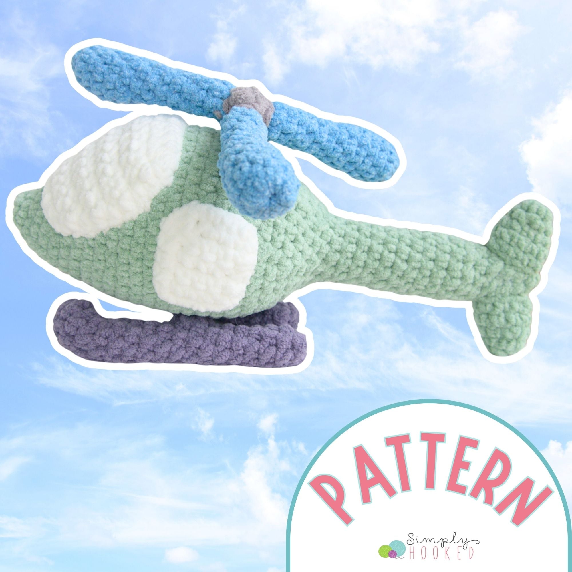 Crochet Helicopter Pattern PDF | Simply Hooked – Simply Hooked Marcy