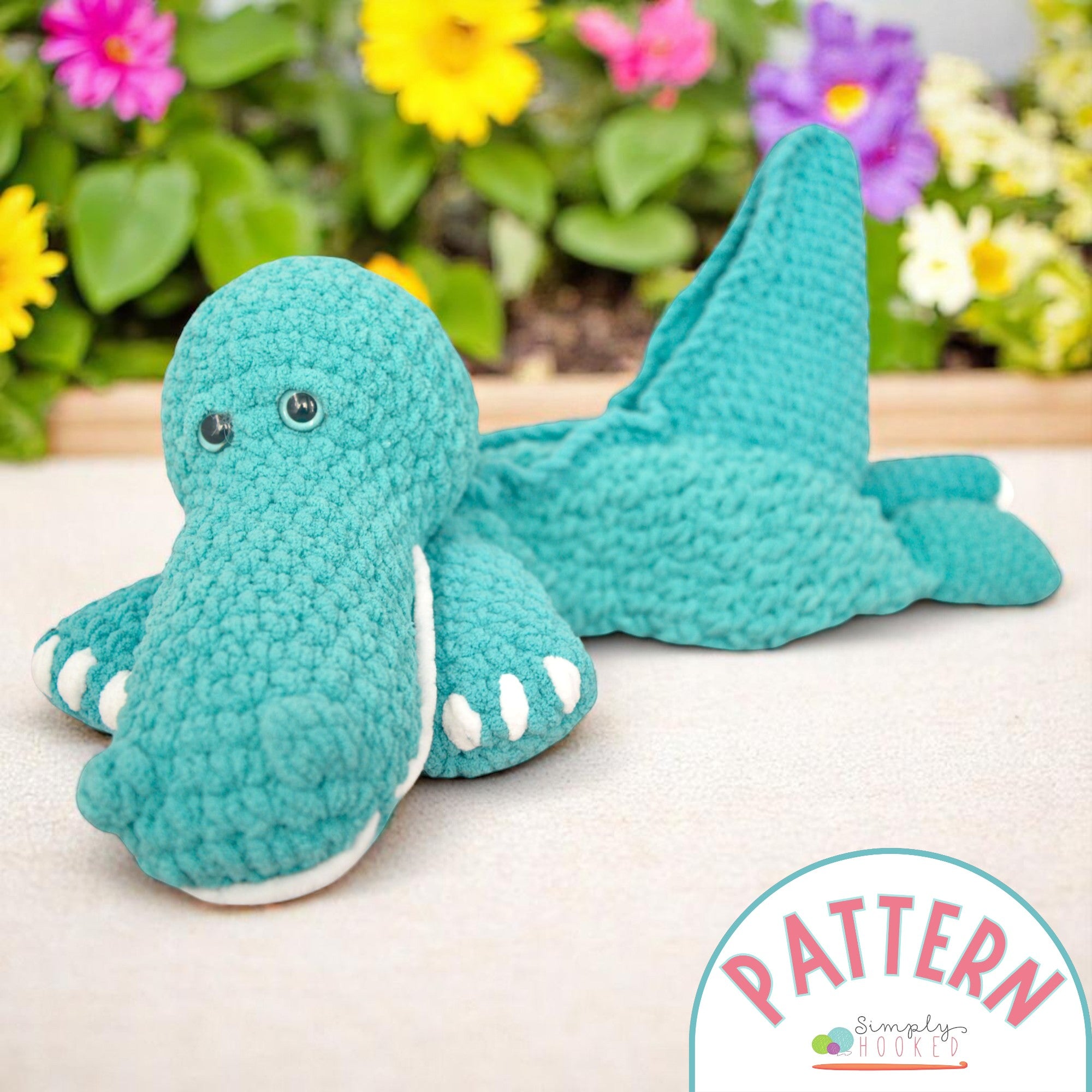 Alligator Crochet Pattern | Beginner Amigurumi Plush Toy PDF – Simply ...