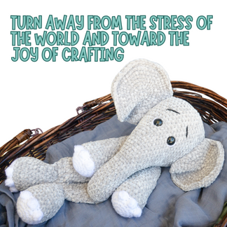 Elephant Snuggler Crochet Pattern – Easy Plush PDF for Beginners ...