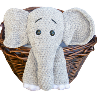 Elephant Snuggler Crochet Pattern – Easy Plush PDF for Beginners ...