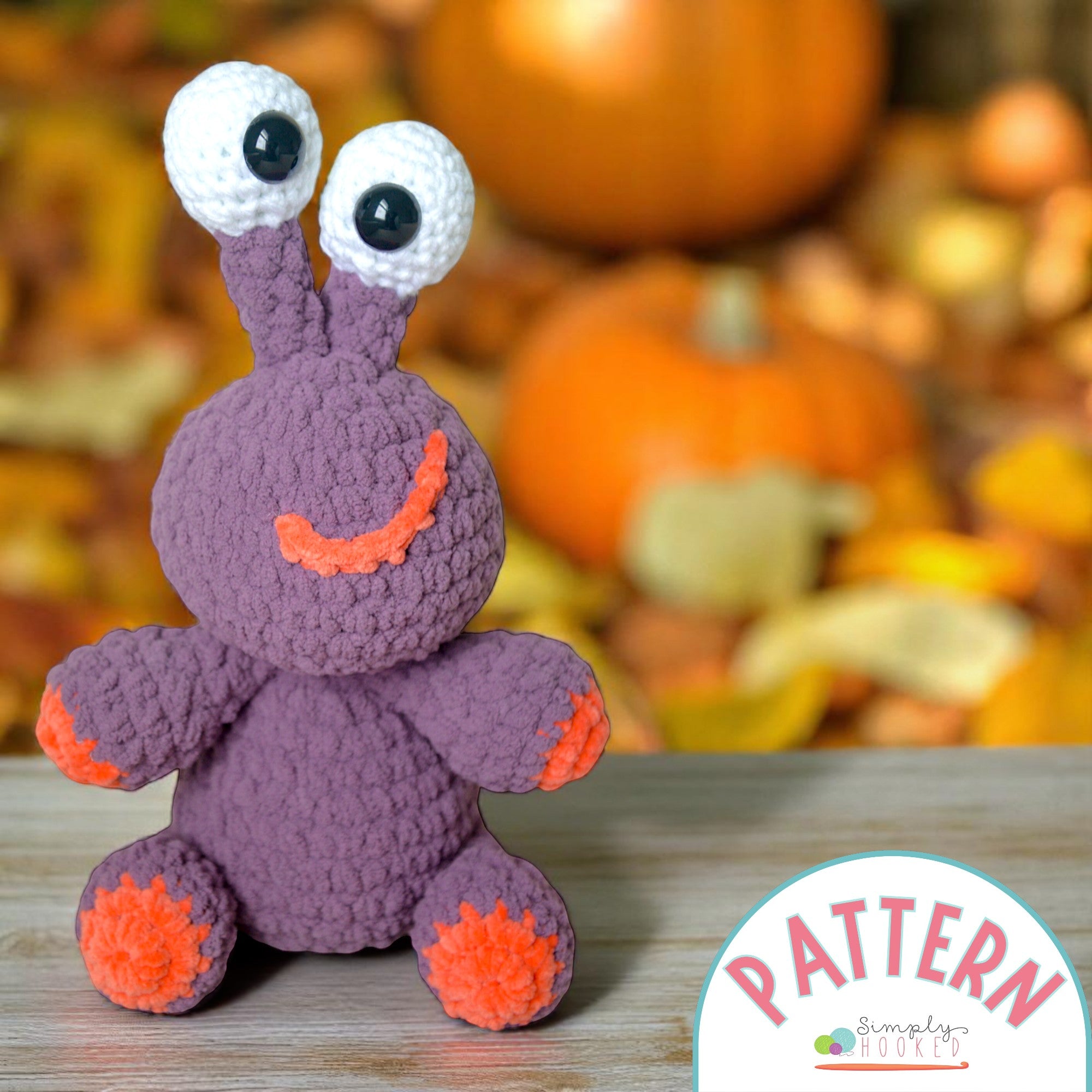 Crochet Monster Pattern – Easy Halloween Plush PDF for Beginners ...