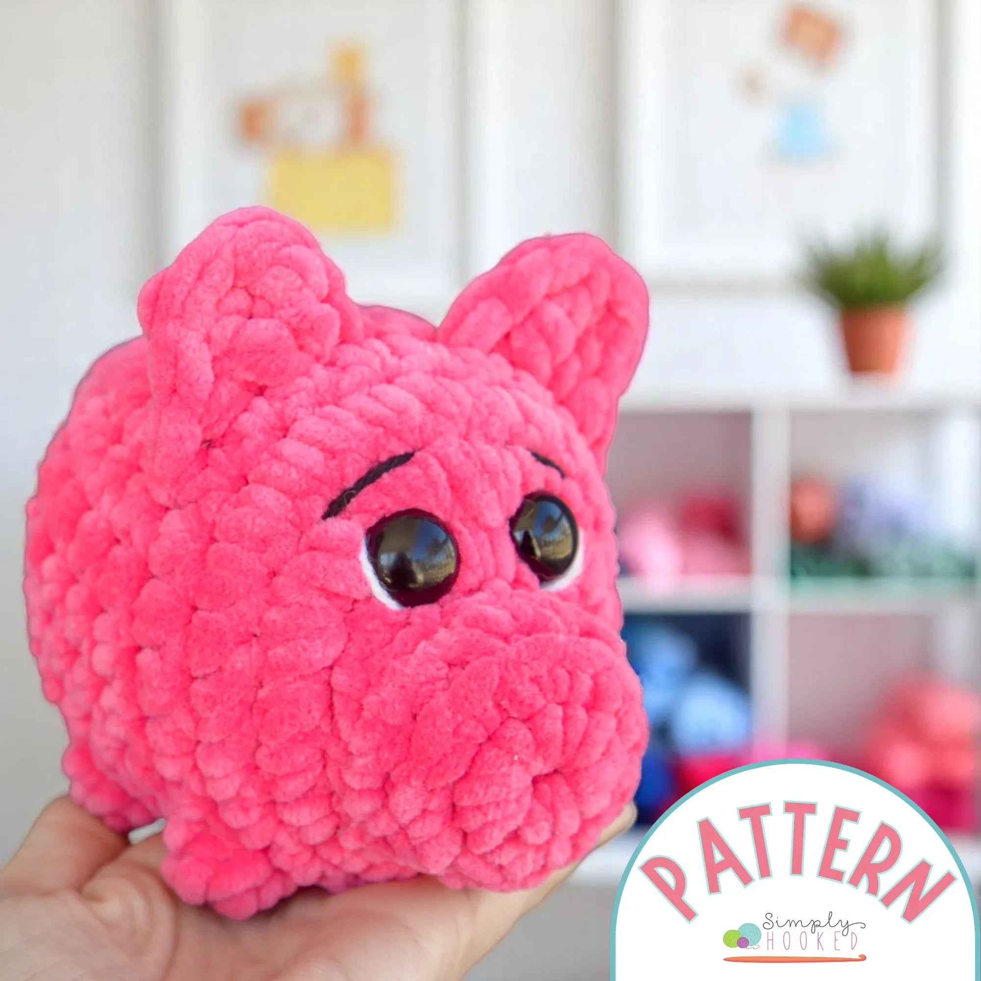Chunky Pig Crochet Pattern – Quick & Easy Amigurumi Plushie – Simply ...