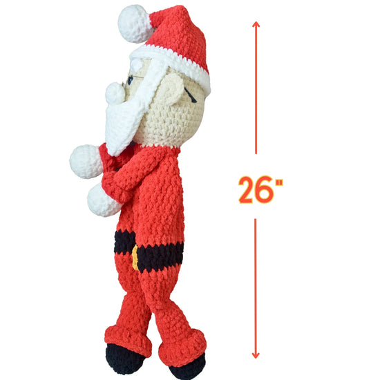 Santa Crochet Pattern – Easy 26" Christmas Snuggler PDF – Simply Hooked ...