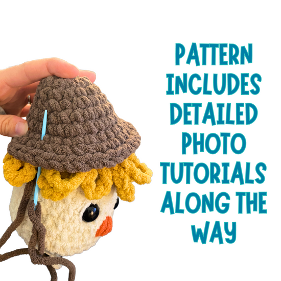Easy Crochet Scarecrow Pattern | Cute Fall Amigurumi DIY Plush – Simply ...