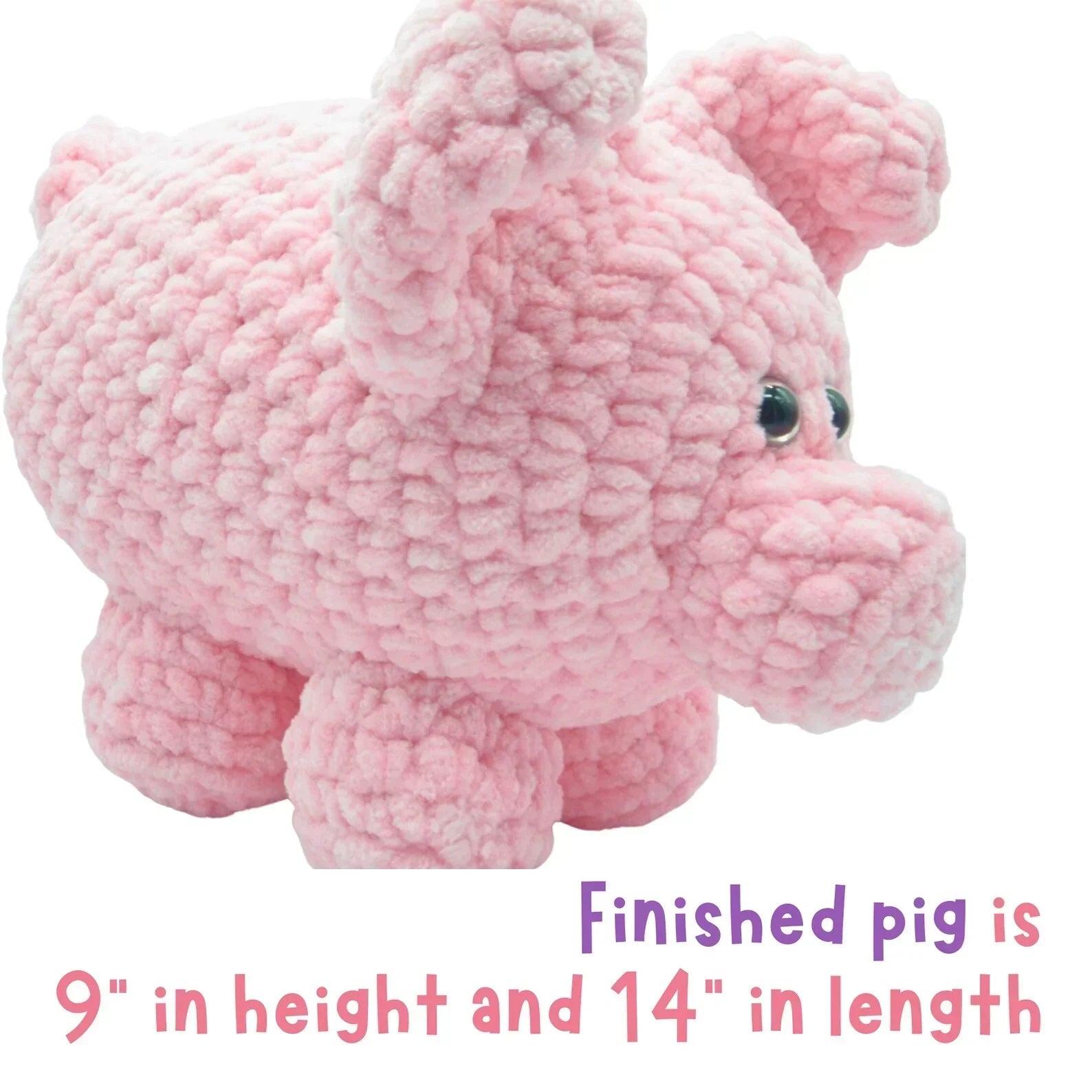 Pig Crochet Pattern PDF | Easy Crochet Plushie Pattern – Simply Hooked ...