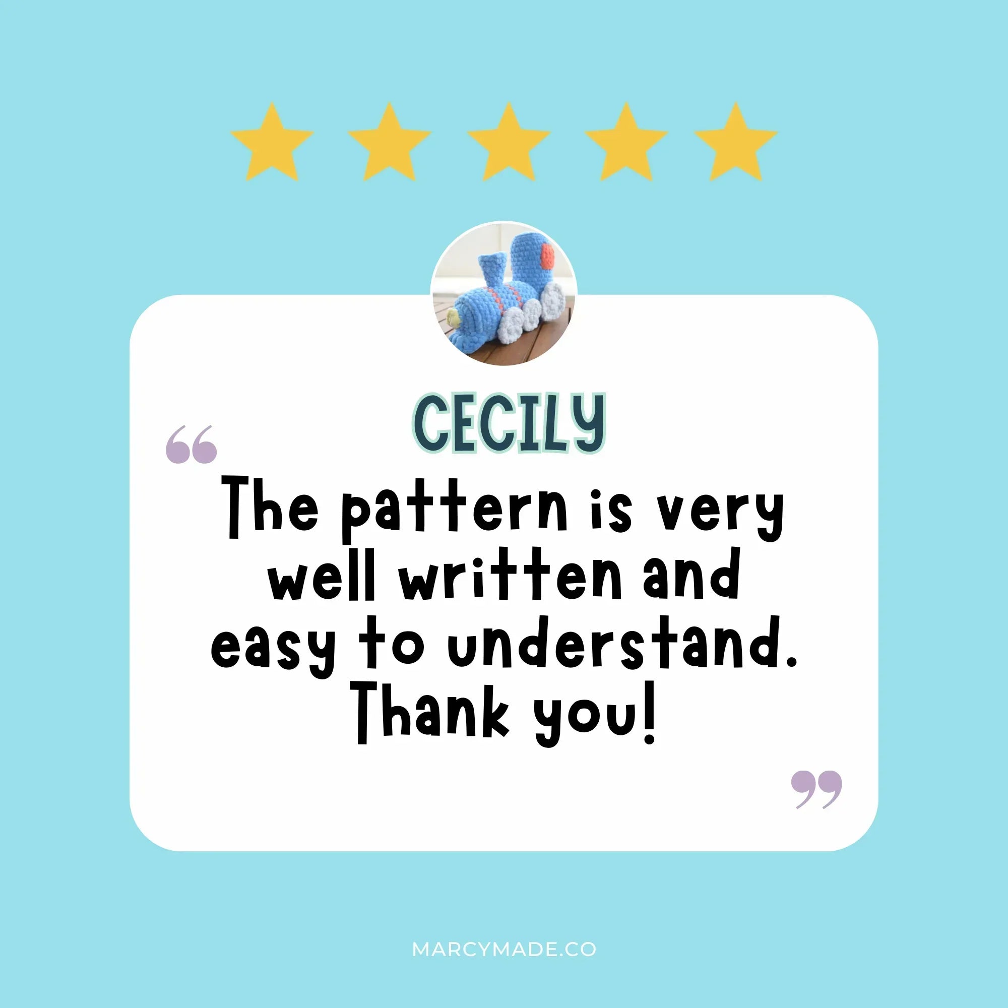 Crochet Train Pattern – Easy Toy Engine PDF for Beginners – Simply ...