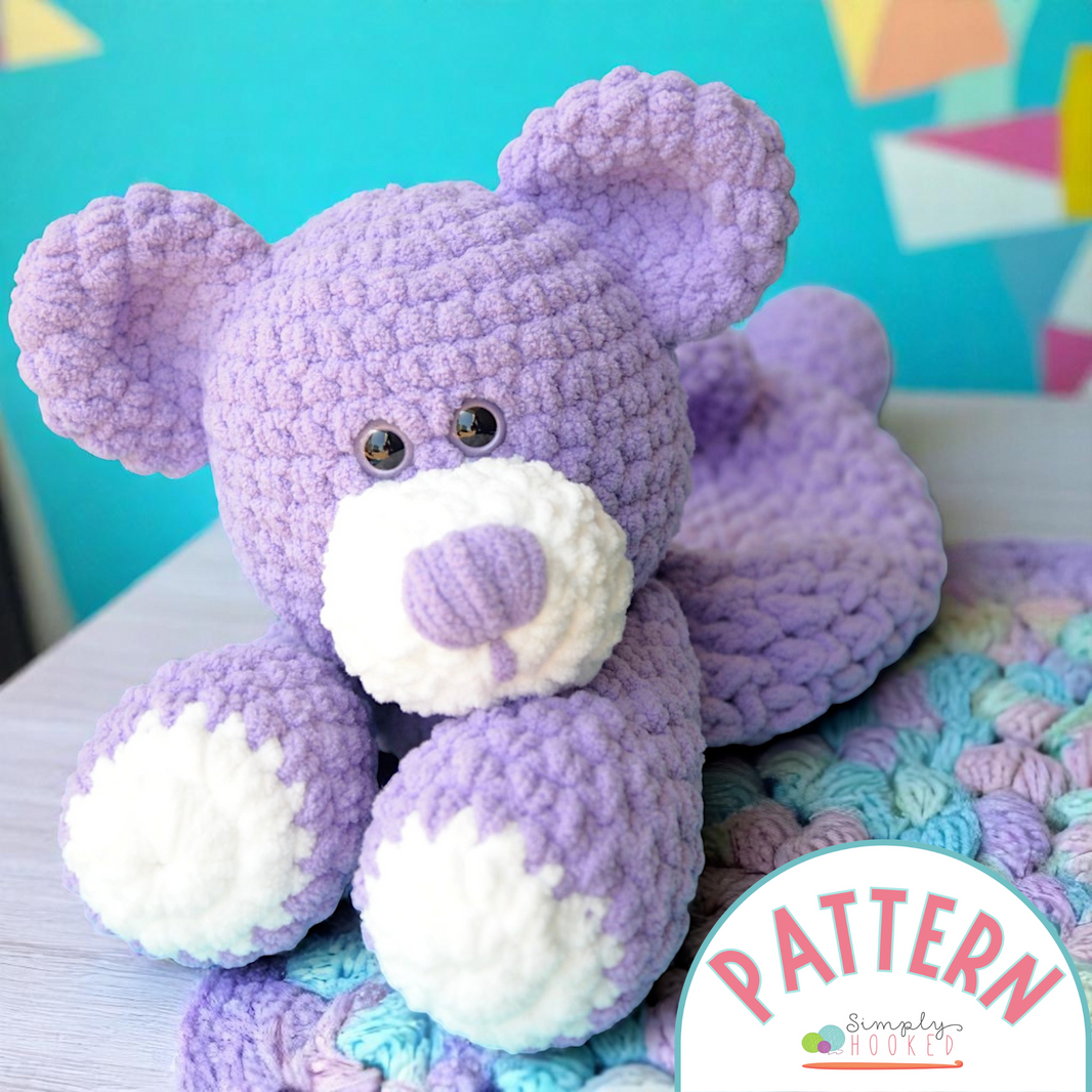 Crochet Teddy Bear Pattern – Easy Beginner Plushie Tutorial – Simply ...