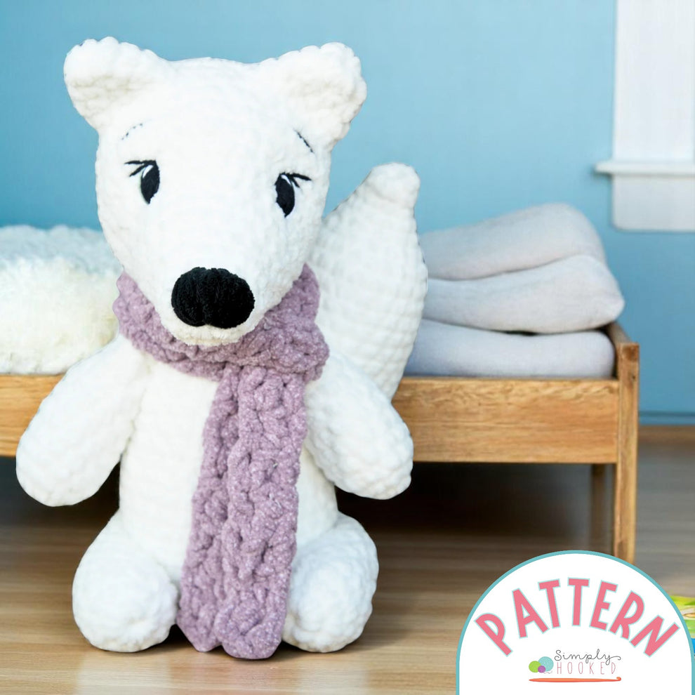 Arctic Fox Crochet Pattern with Video Tutorial – PDF Amigurumi Toy ...