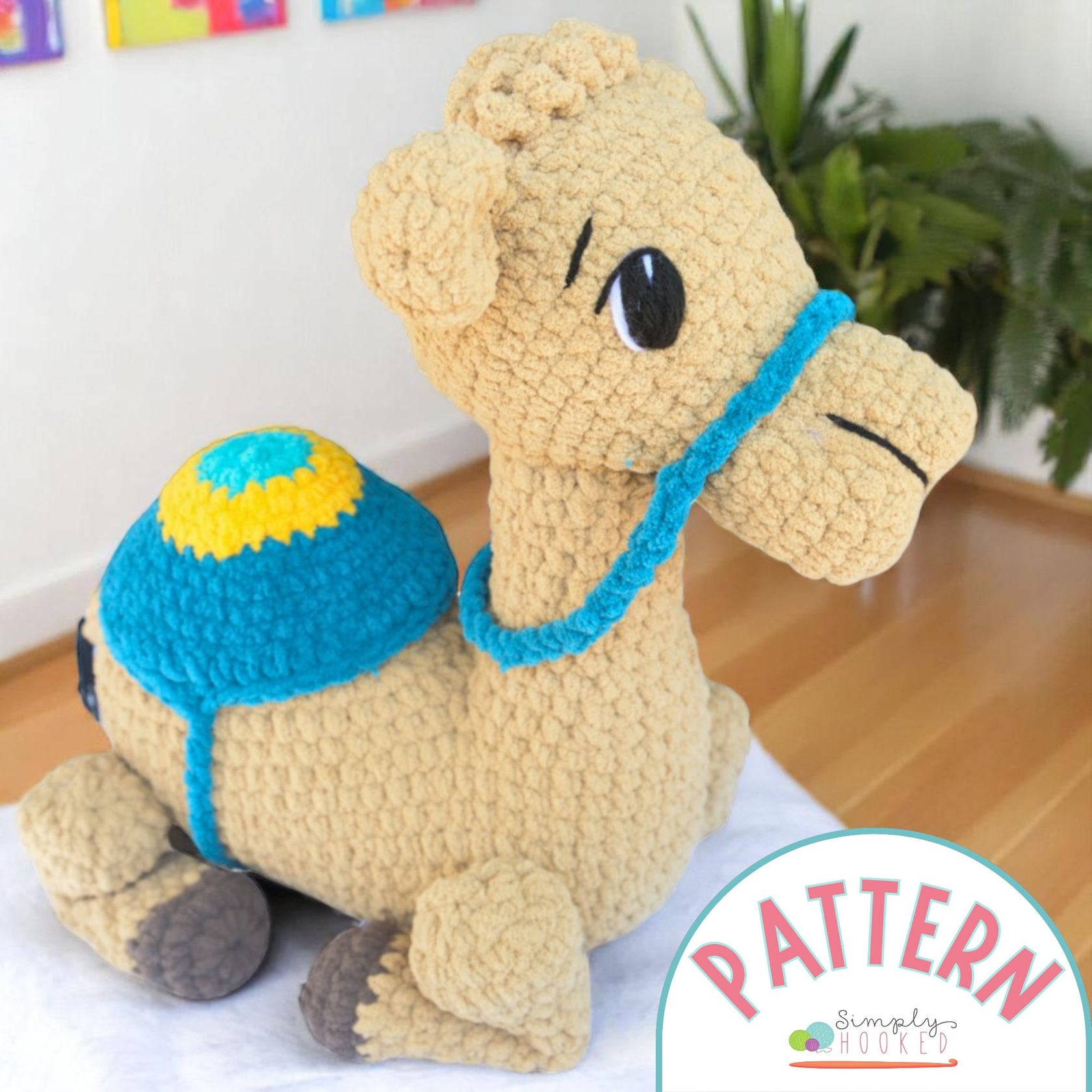 Camel Crochet Pattern – Easy Plush Amigurumi PDF with Photos – Simply ...