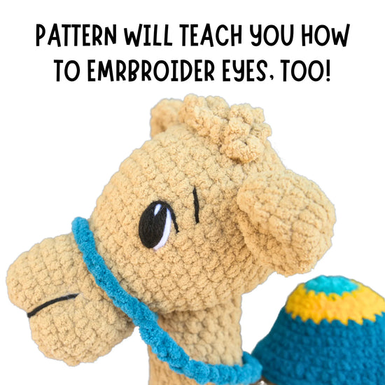 Camel Crochet Pattern – Easy Plush Amigurumi PDF with Photos – Simply ...