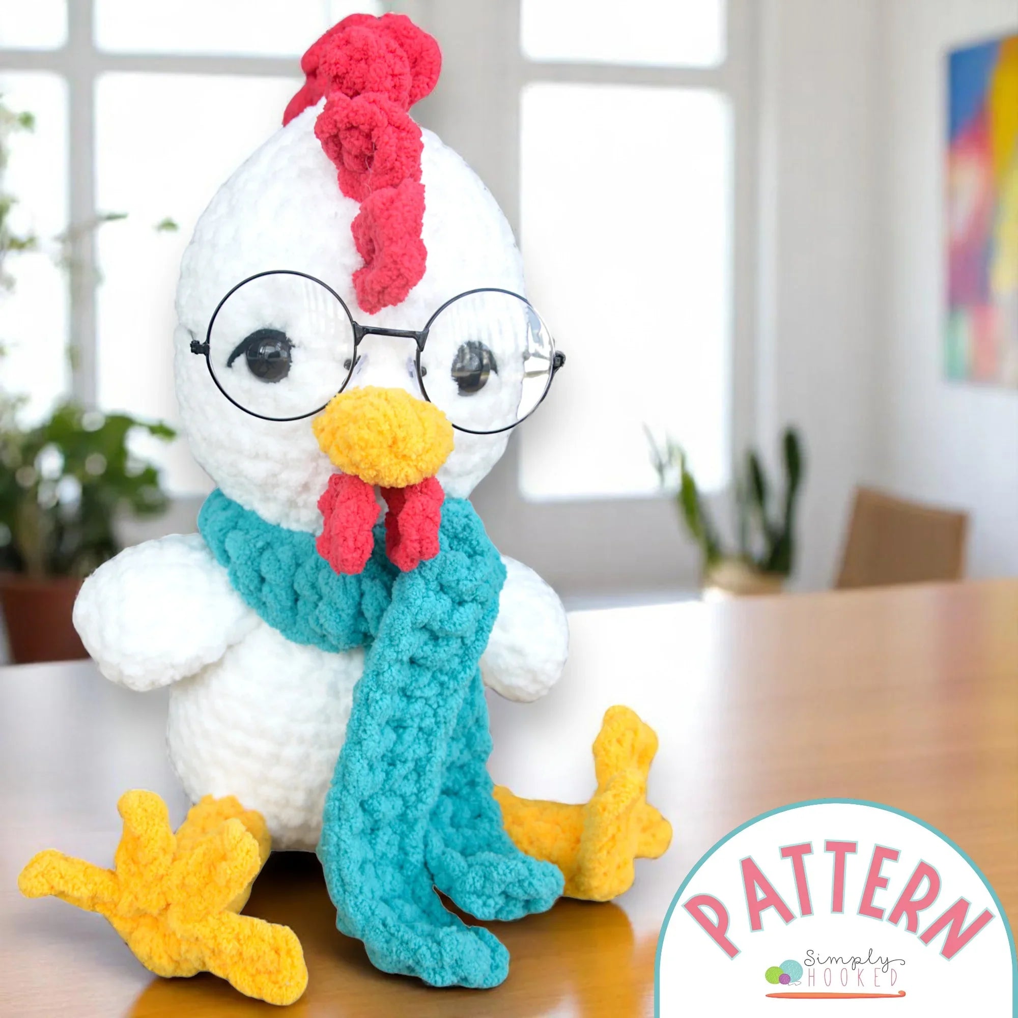 Crochet Chicken Pattern Bundle – 2 Sizes of Plush Chickens PDF – Simply ...