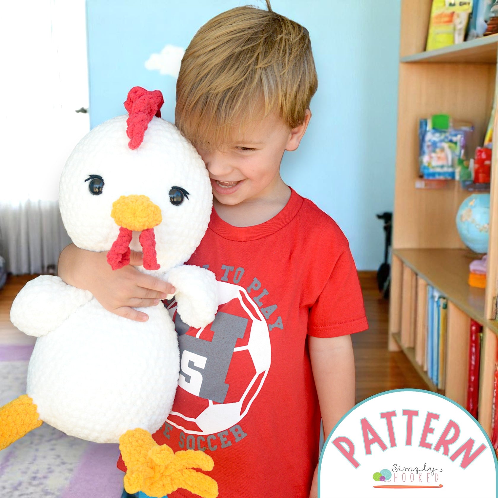 Crochet Chicken Pattern Bundle – 2 Sizes of Plush Chickens PDF – Simply ...