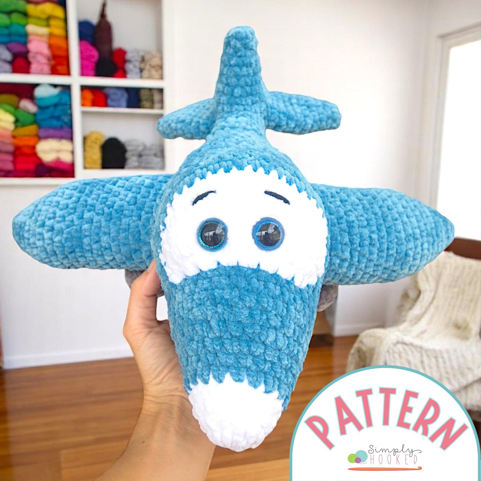 Airplane Crochet Pattern | Easy Amigurumi Plush Toy PDF Download ...
