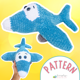 Airplane Crochet Pattern | Easy Amigurumi Plush Toy PDF Download ...