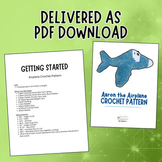 Airplane Crochet Pattern | Easy Amigurumi Plush Toy PDF Download ...