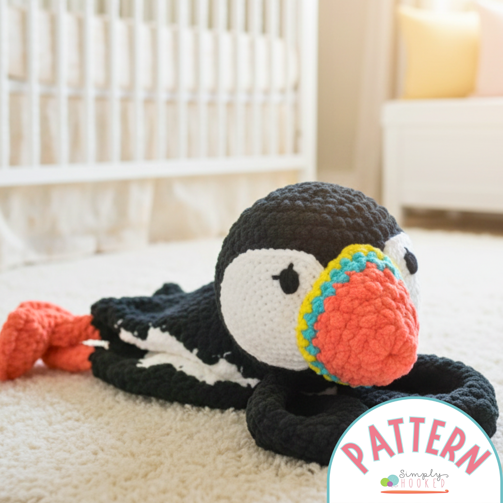 Puffin Crochet Pattern PDF Download – Simply Hooked Marcy